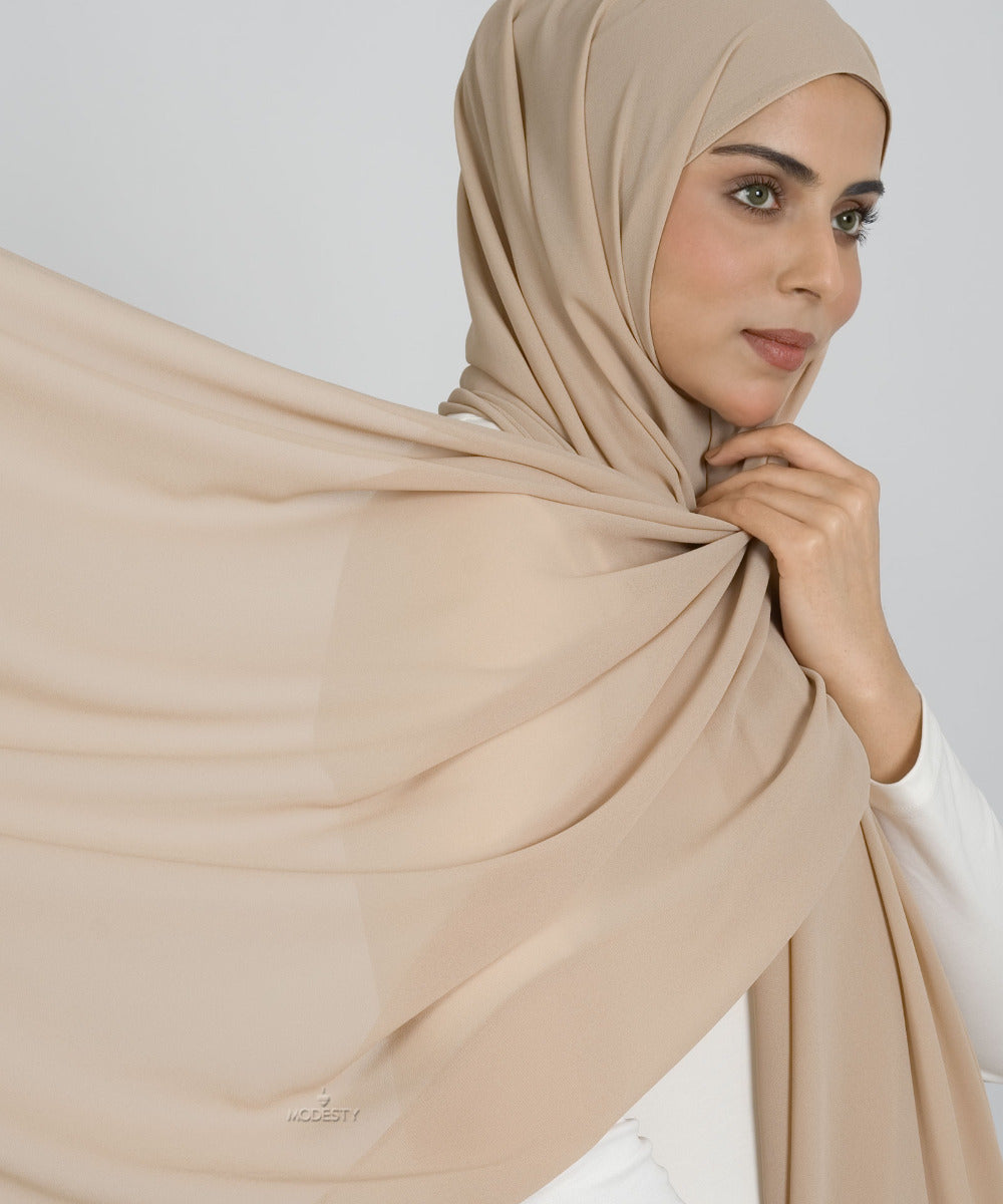 natural-beige-chiffon-hijab – iLoveModesty